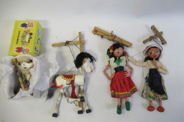 Four pelham puppets comprising two gypsy women | Hartleys Auctioneers ...