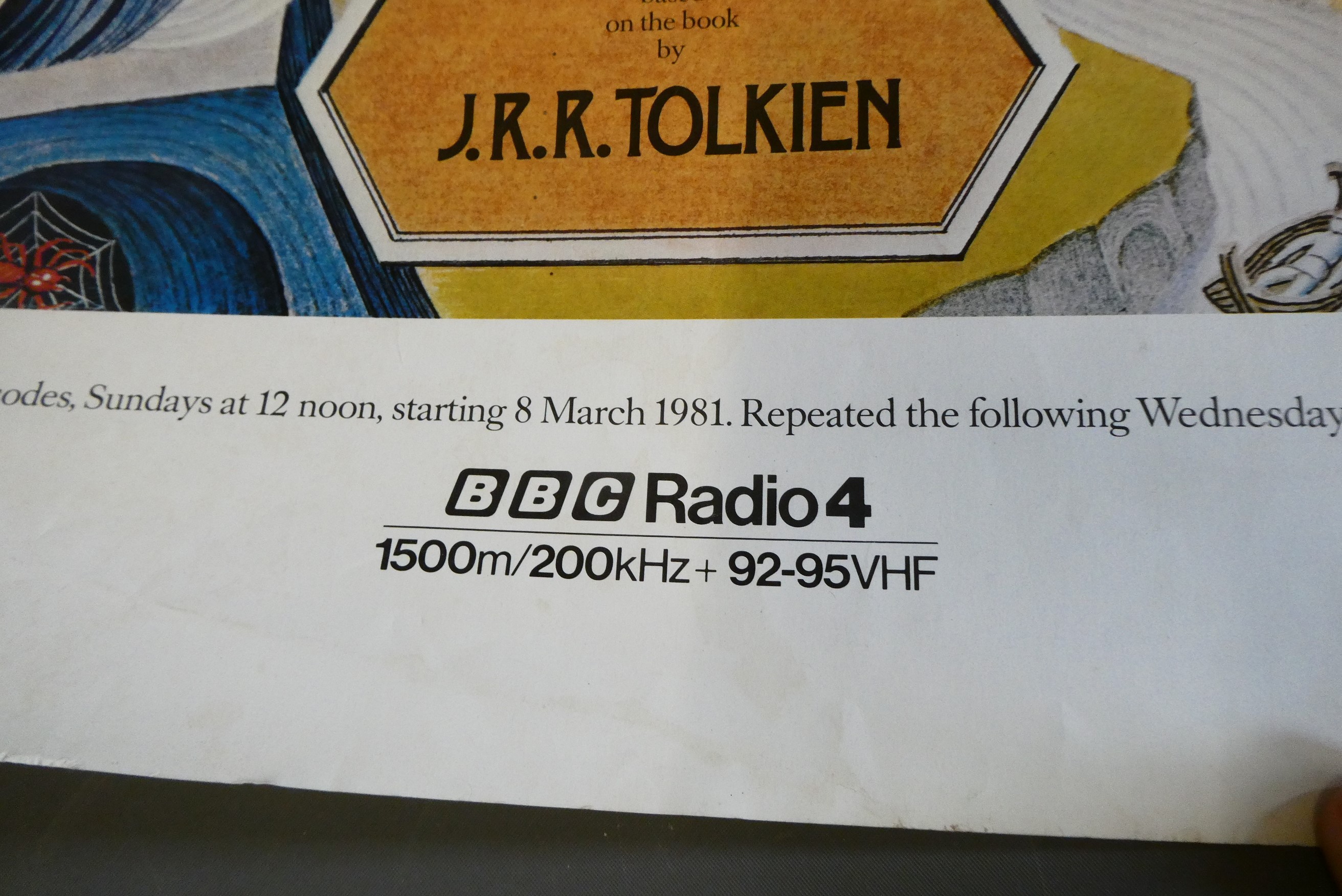Two lord of the rings bbc radio 4 posters from 1981, illustrated by ...