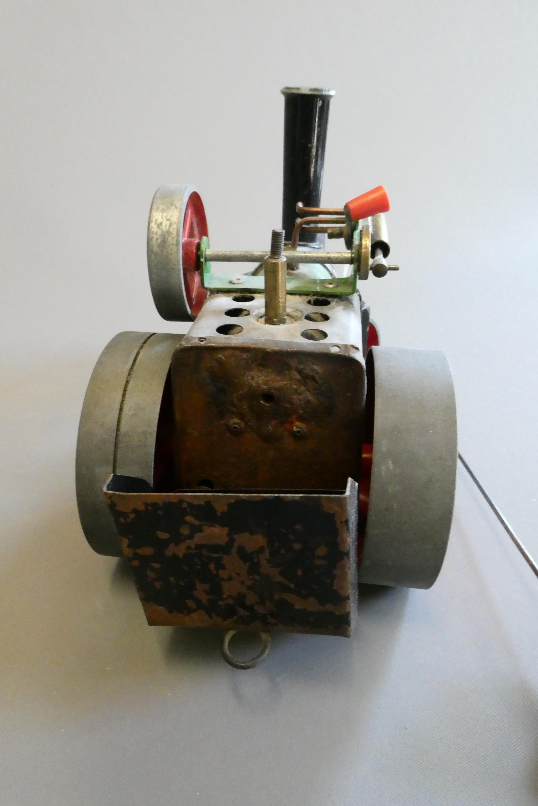 Playworn mamod steam roller, first version with spirit burner and ...