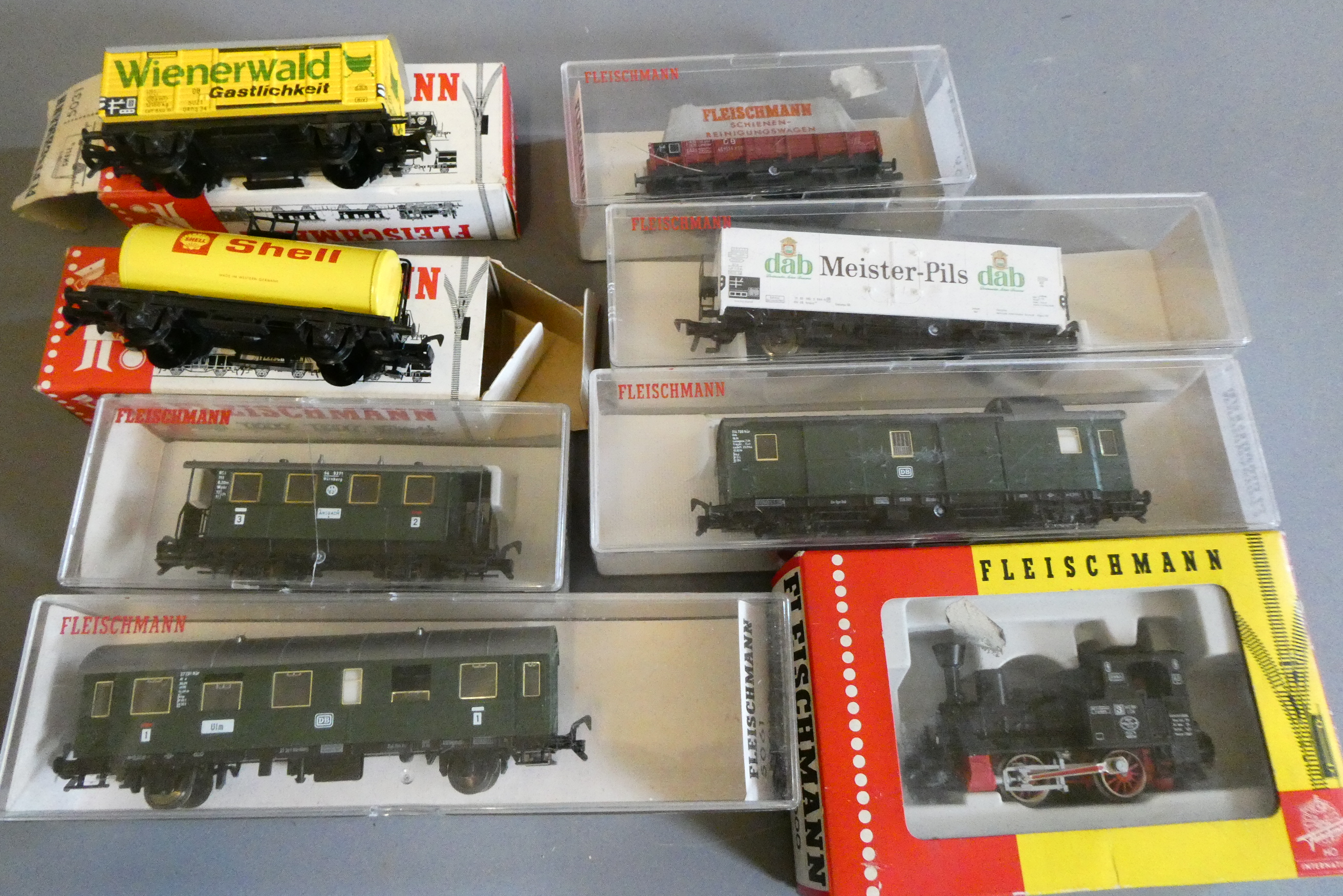 Fleischmann ho scale rolling stock comprising tank locomotive anna ...