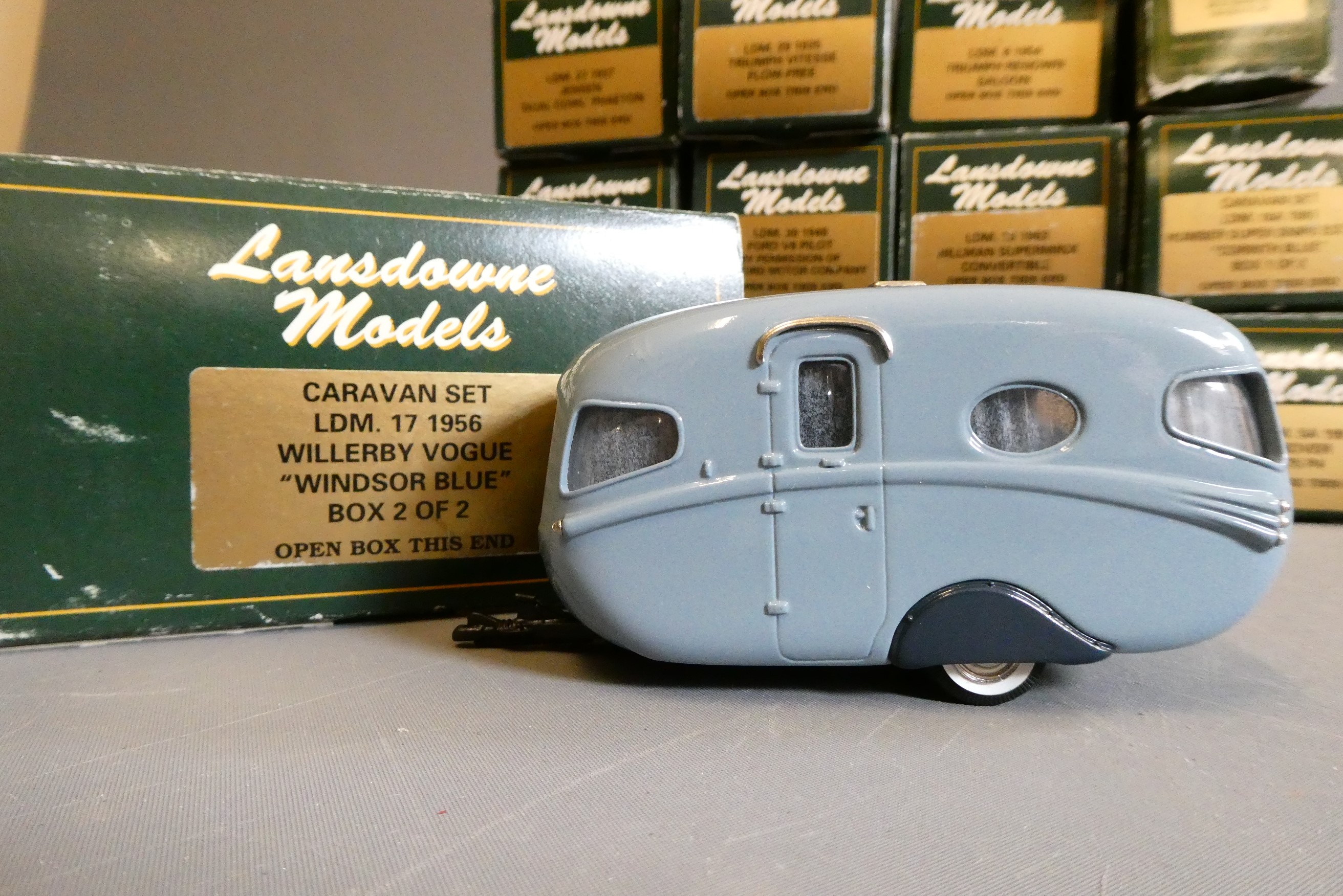 Thirteen lansdowne models 1:43 scale model cars. all items boxed ...