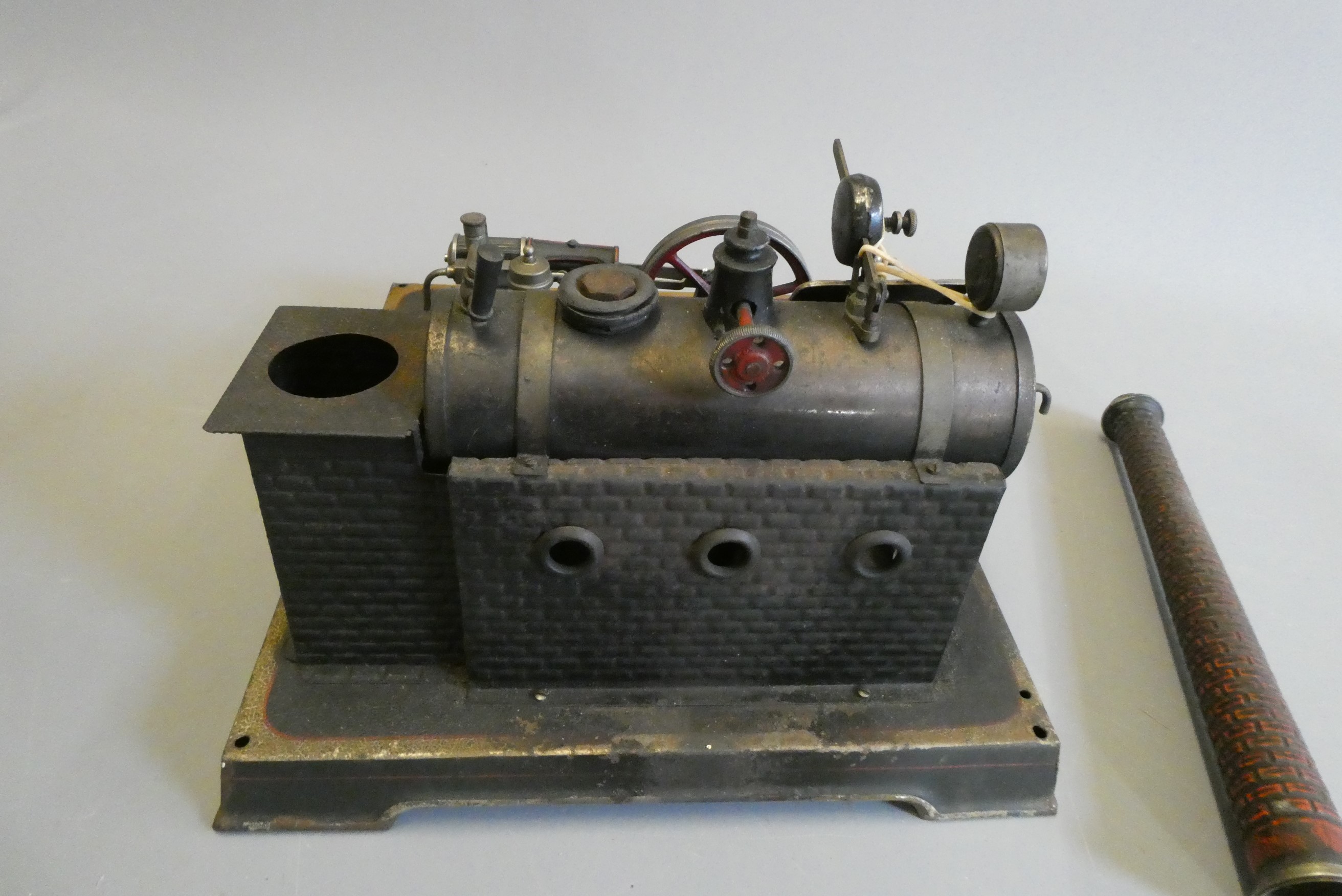 Large doll stationary steam engine | Hartleys Auctioneers & Valuers