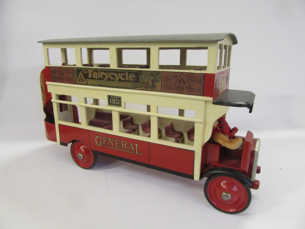 A lines bros. triang double decker bus | Hartleys Auctioneers & Valuers