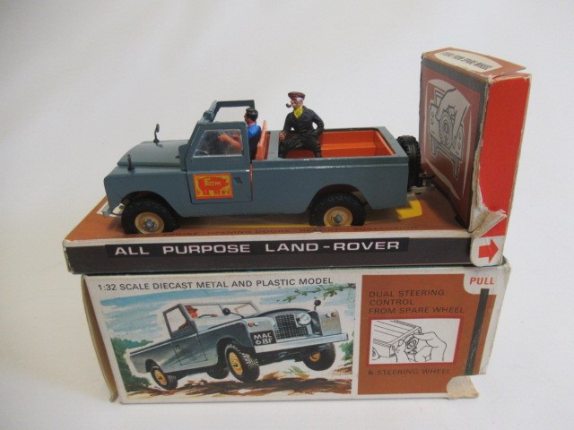 Britains models 9676 land rover, box g, model e-m (est. plus 24% ...