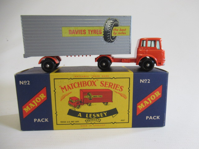 Matchbox major pack 2 bedford tk artic, box m, model m (est. plus 24% ...