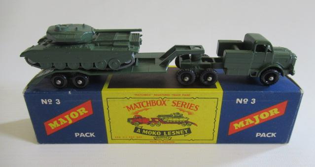 Matchbox major pack 3 mighty antar and tank, box m, models m (est. plus ...