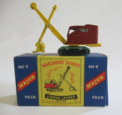 Matchbox major pack 4 ruston bucyrus, box m, model m (est. plus 24% ...