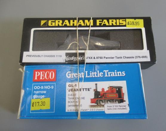 Peco 009 narrow gauge tank engine kit gl1 janette with graham farish ...