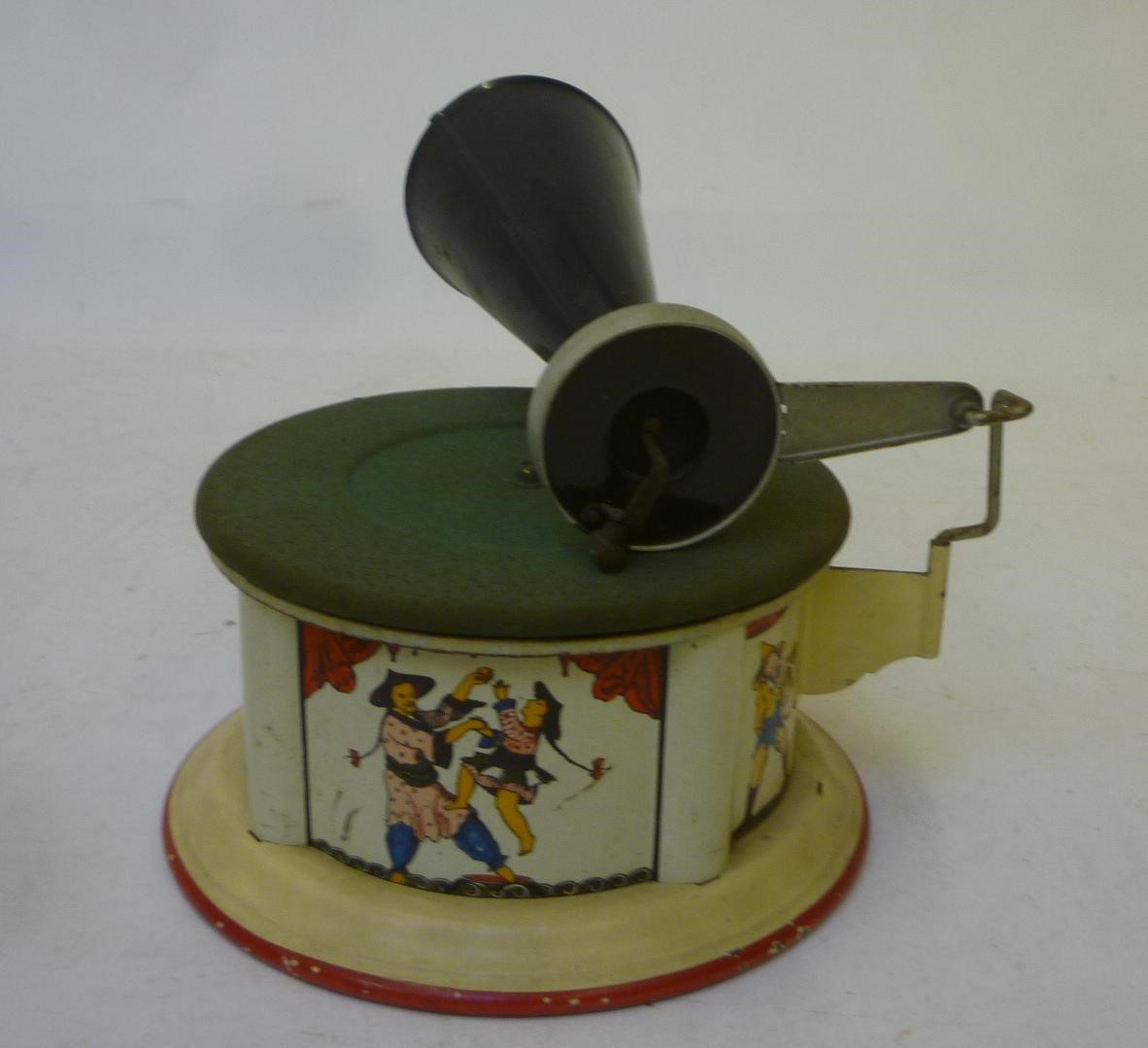 A bing kiddy phone (german) toy gramophone | Hartleys Auctioneers & Valuers
