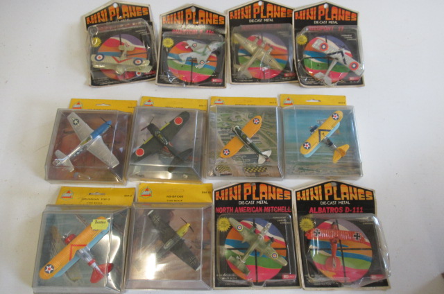 Mini diecast aircraft by ahm and miniplanes including mustang ...