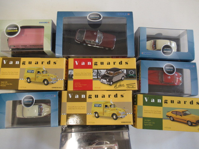 Ten modern issue vehicles by oxford and vanguards | Hartleys Auctioneers & Valuers