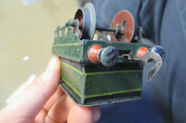 German 0-4-0 spirit fired steam engine and tender | Hartleys ...