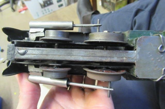 German 0-4-0 spirit fired steam engine and tender | Hartleys ...