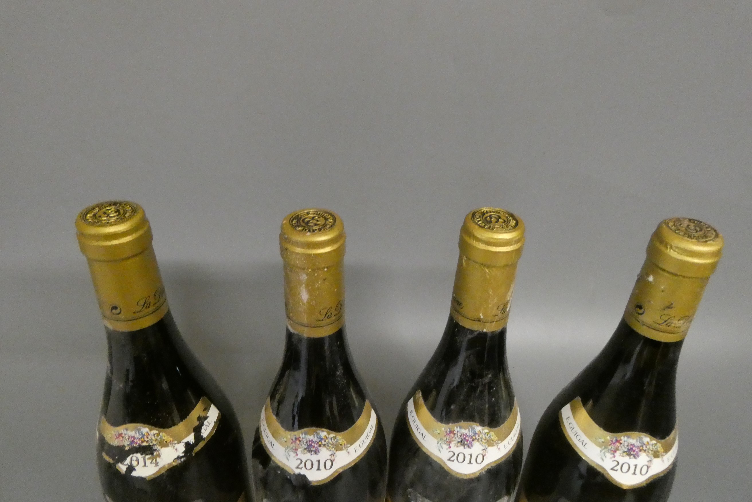 4 bottles condrieu "la doriane", e.guigal, comprising 3 2010 & 1 2014 ...