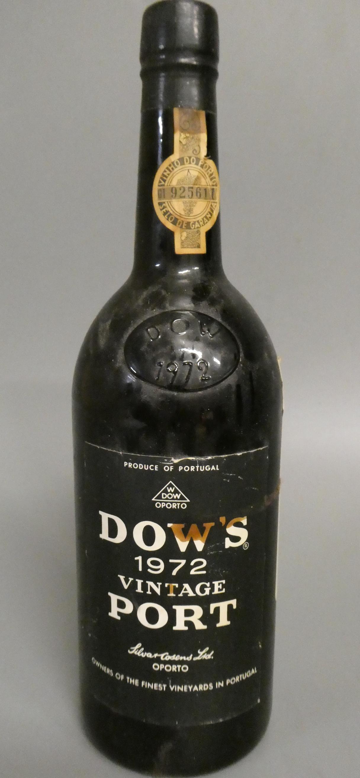 1 bottle dow's 1972 vintage port (est. plus 24% premium inc. vat ...
