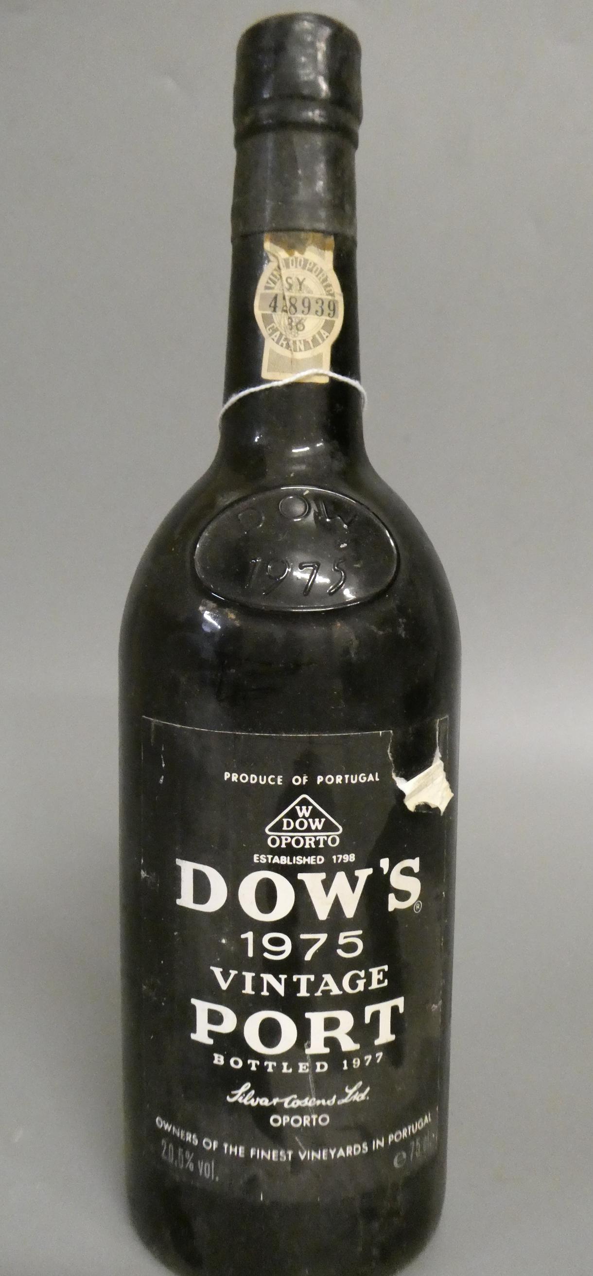 1 bottle dow's 1975 vintage port (est. plus 24% premium inc. vat ...