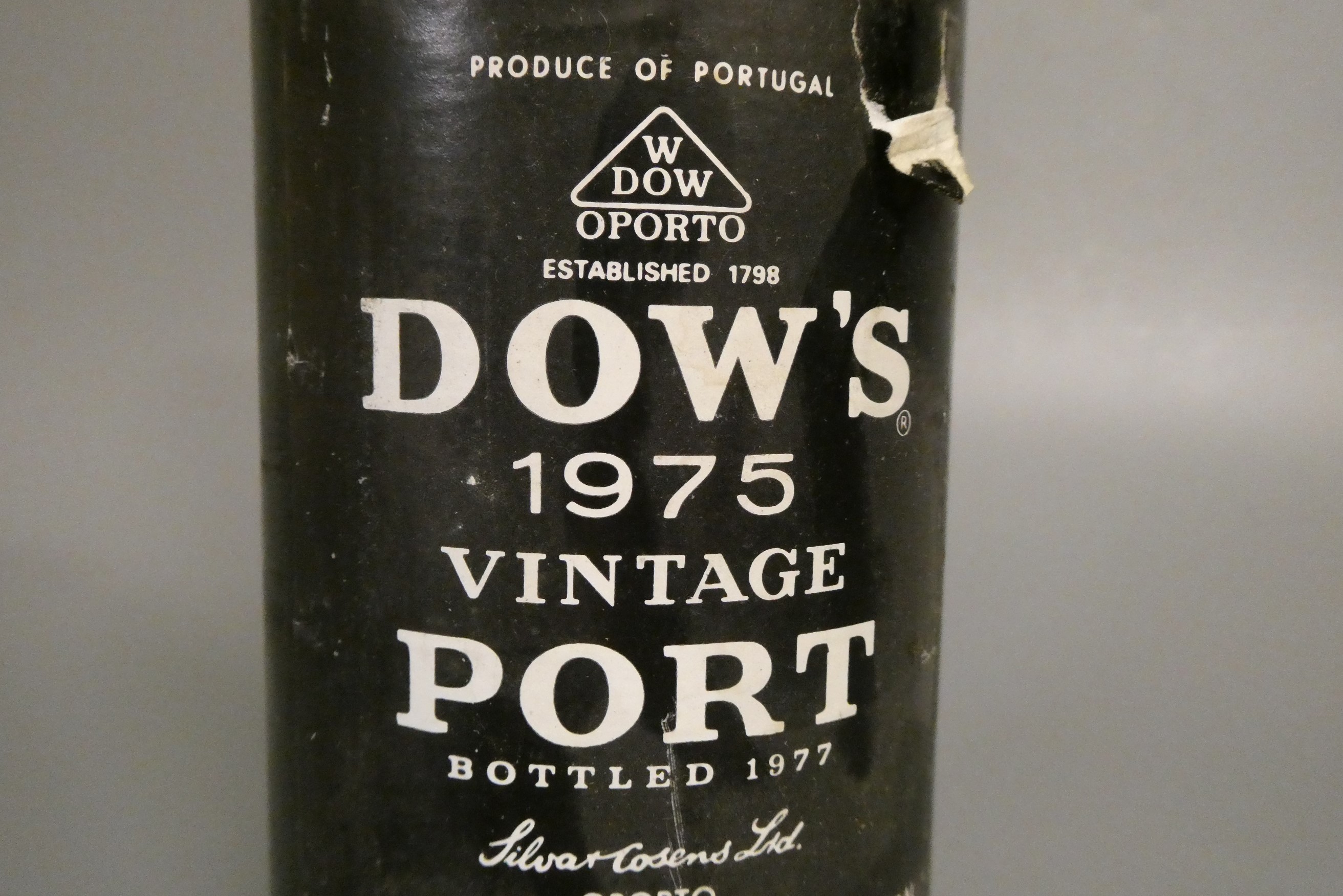 1 bottle dow's 1975 vintage port (est. plus 24% premium inc. vat ...