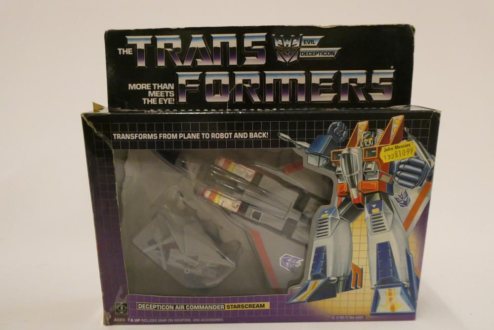 Transformers decepticon air commander starscream, boxed, figure fair ...