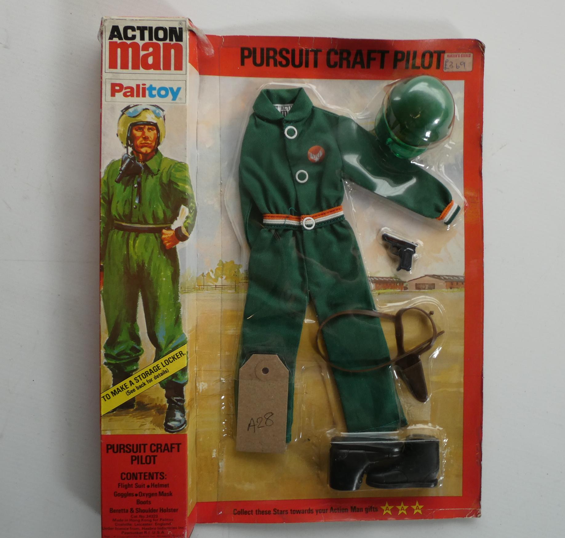 Action man pursuit craft pilot outfit in unopened display packaging ...