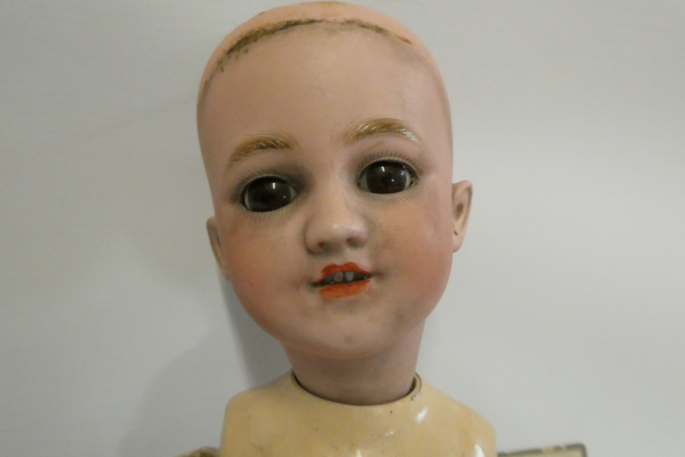 Louis lindner & sohne bisque socket head doll | Hartleys Auctioneers ...