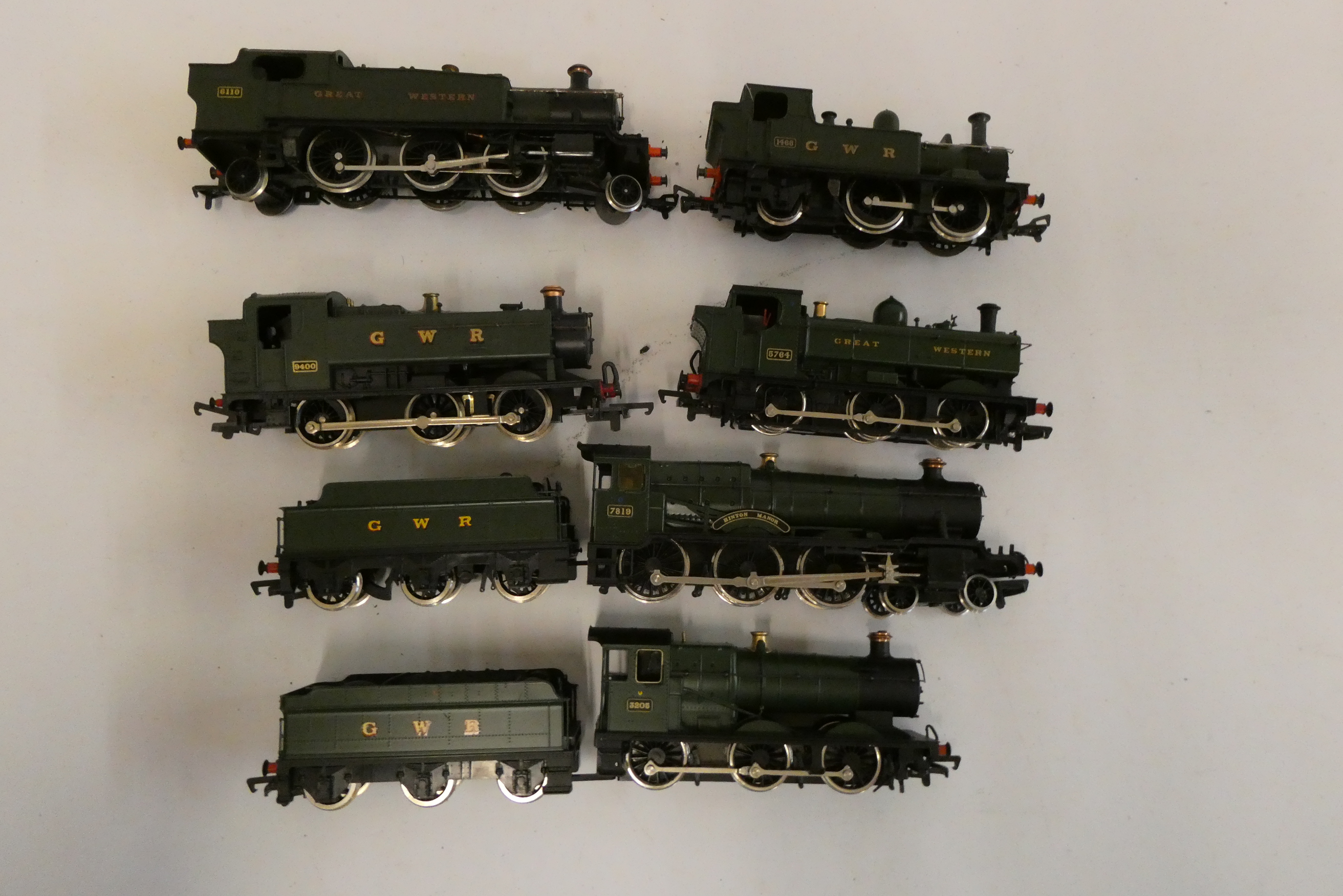Six gwr locomotives by mainline, airfix and lima comprising 14xx 0-4-2 ...