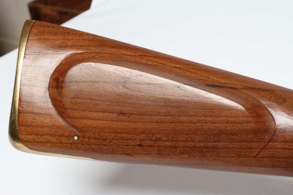 An inert flintlock baker rifle of modern high quality production with ...