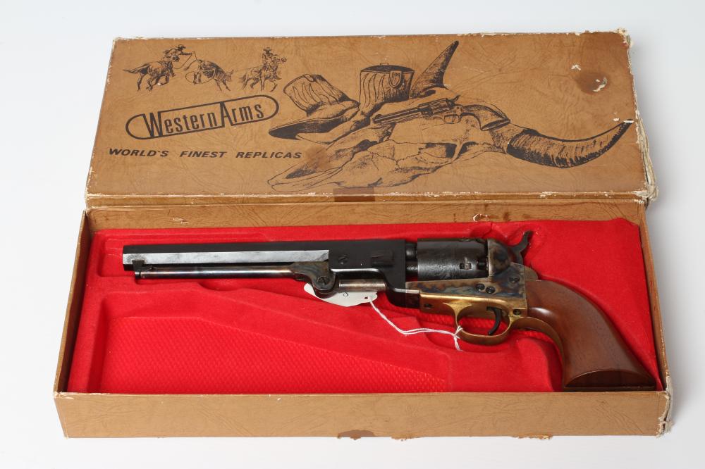 An uberti navy percussion model 1851 .36 revolver with 7 1/2" barrel ...