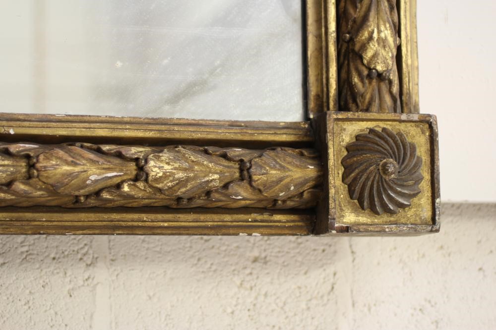 A regency carved gilt gesso pier glass | Hartleys Auctioneers & Valuers