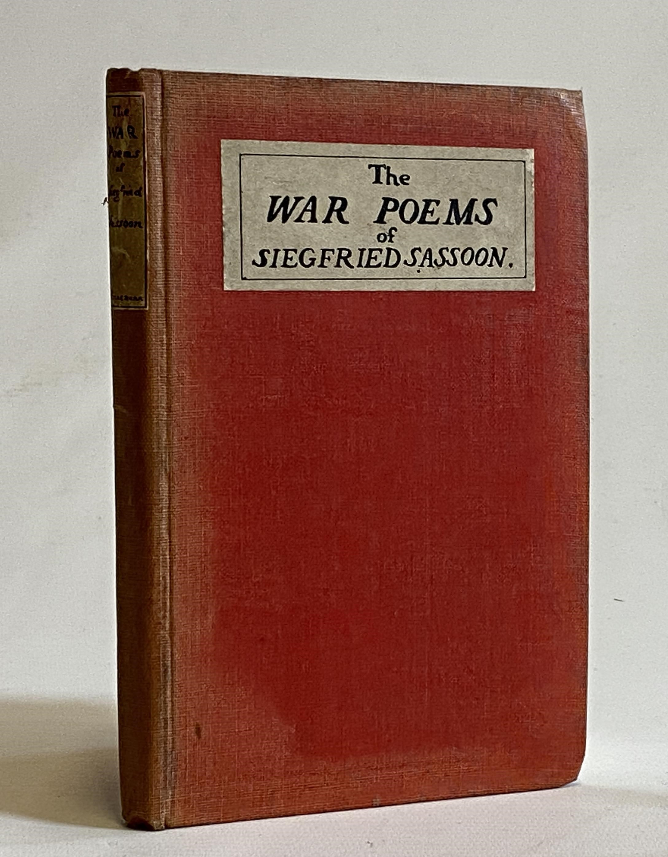 The war poems of siegfried sassoon | Hartleys Auctioneers & Valuers