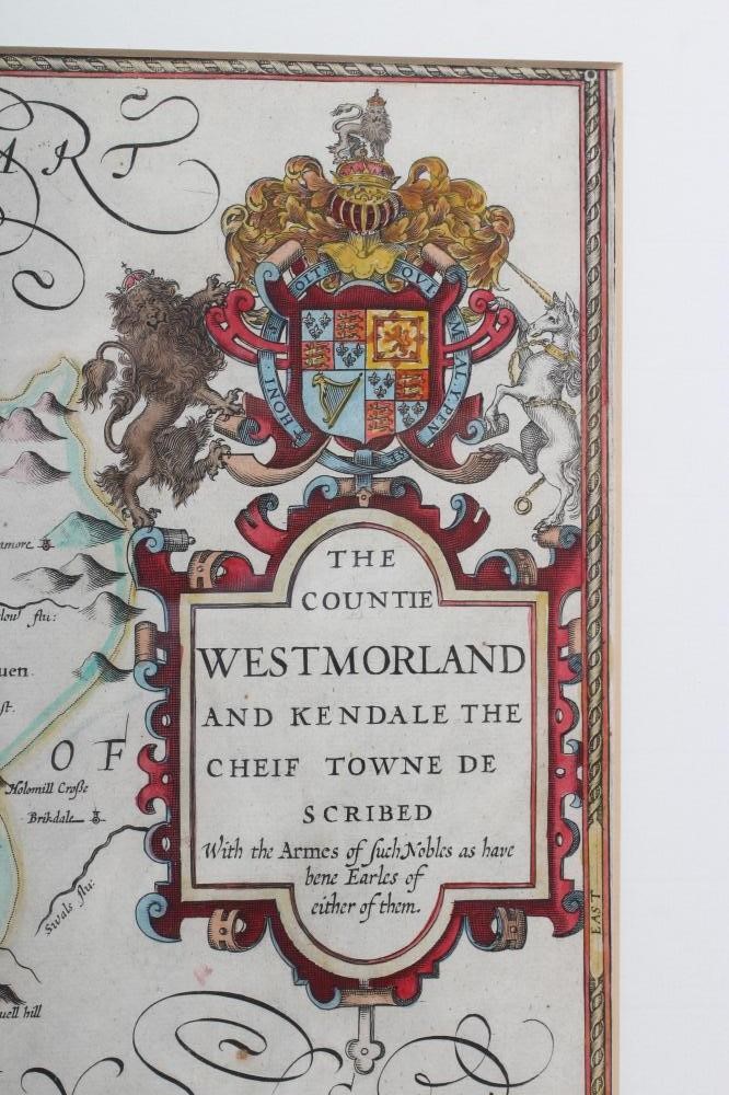 John speed (1552-1629) westmorland | Hartleys Auctioneers & Valuers