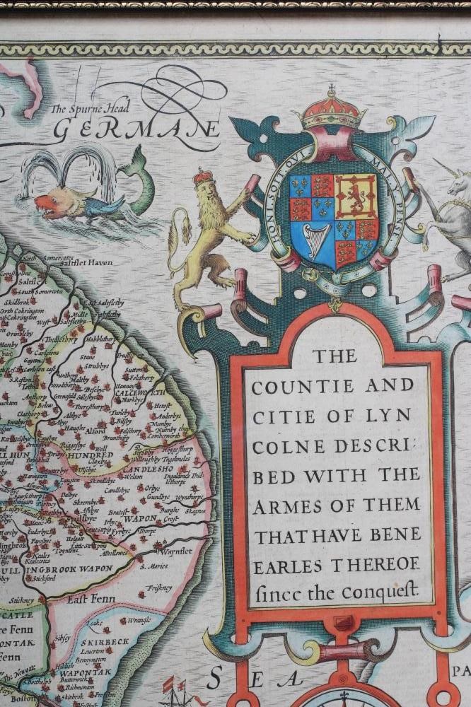 John speed (1552-1629) lincolnshire | Hartleys Auctioneers & Valuers