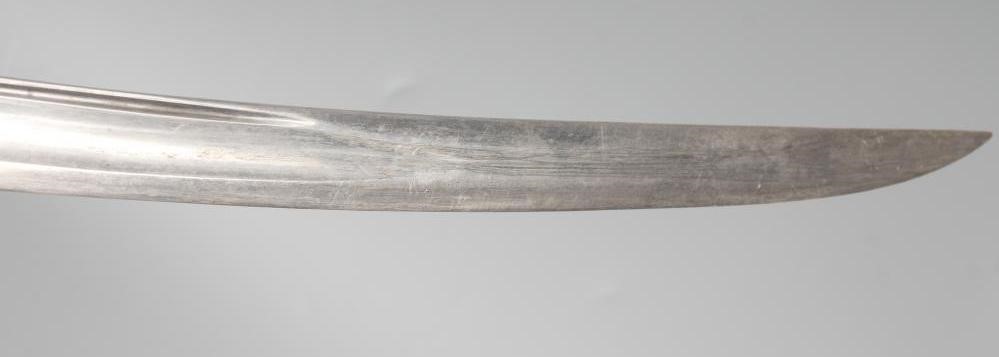 A french m1822 light cavalry sabre with 35 1/2" curved blade, brass ...