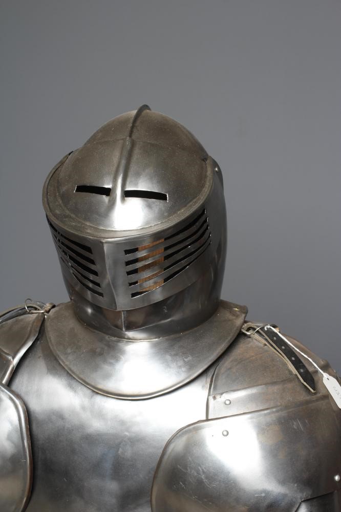 A full suit of field armour | Hartleys Auctioneers & Valuers
