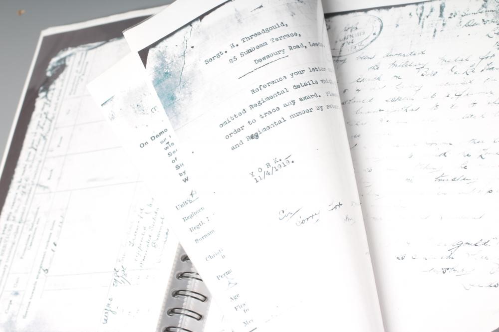 A family of first world war medals awarded to sgt. henry h. threadgold ...