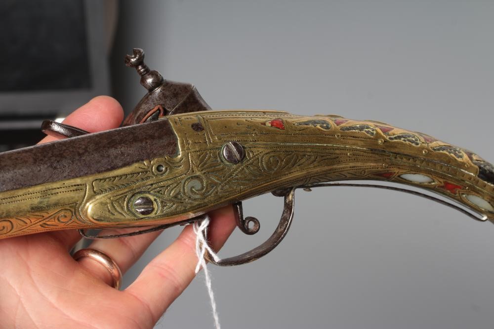 A turkish flintlock pistol | Hartleys Auctioneers & Valuers