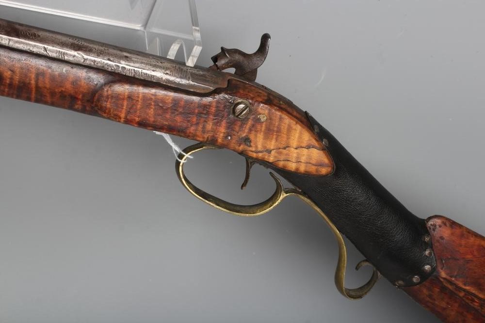 A kentucky musket with 37 1/2" sighted barrel | Hartleys Auctioneers ...