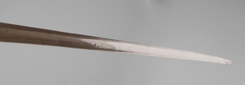 A british 1786 pattern infantry officer's sword with 32" blade, brass ...