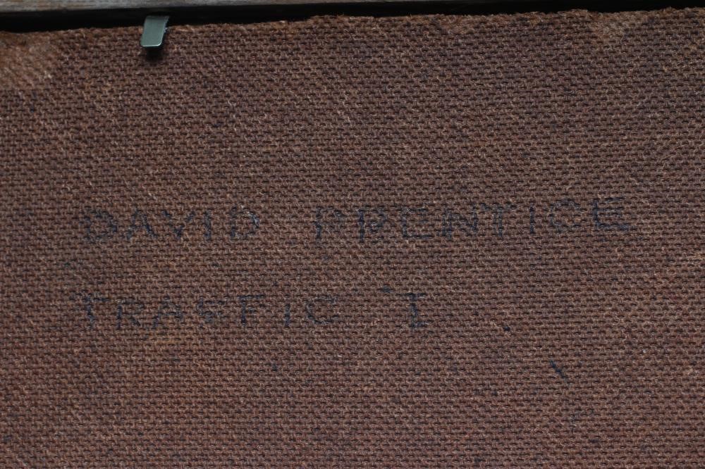 David prentice (1936-2014) "traffic1", oil on board, signed and ...