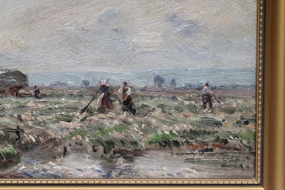 Herbert f. royle (1870-1958) "morning in the hay meadows" | Hartleys ...