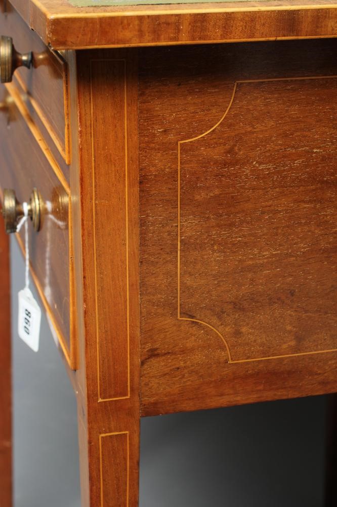 A mahogany library side table | Hartleys Auctioneers & Valuers