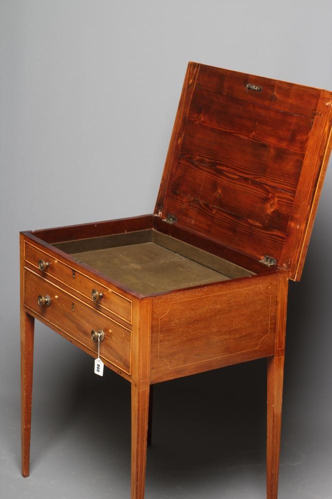 A mahogany library side table | Hartleys Auctioneers & Valuers