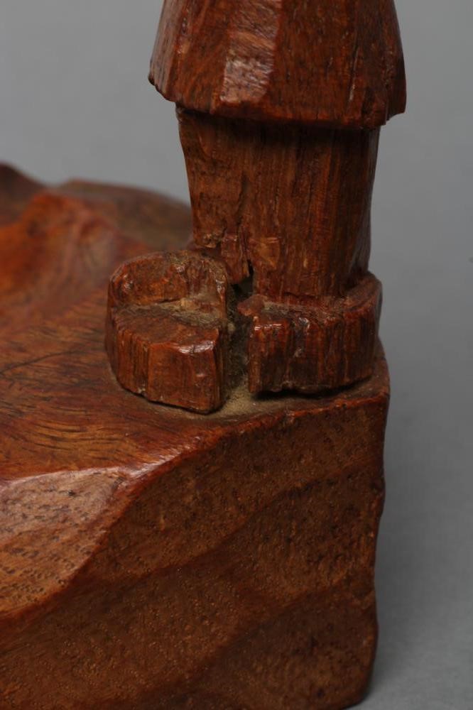 A matched pair of thomas whittaker of littlebeck adzed oak ash trays ...