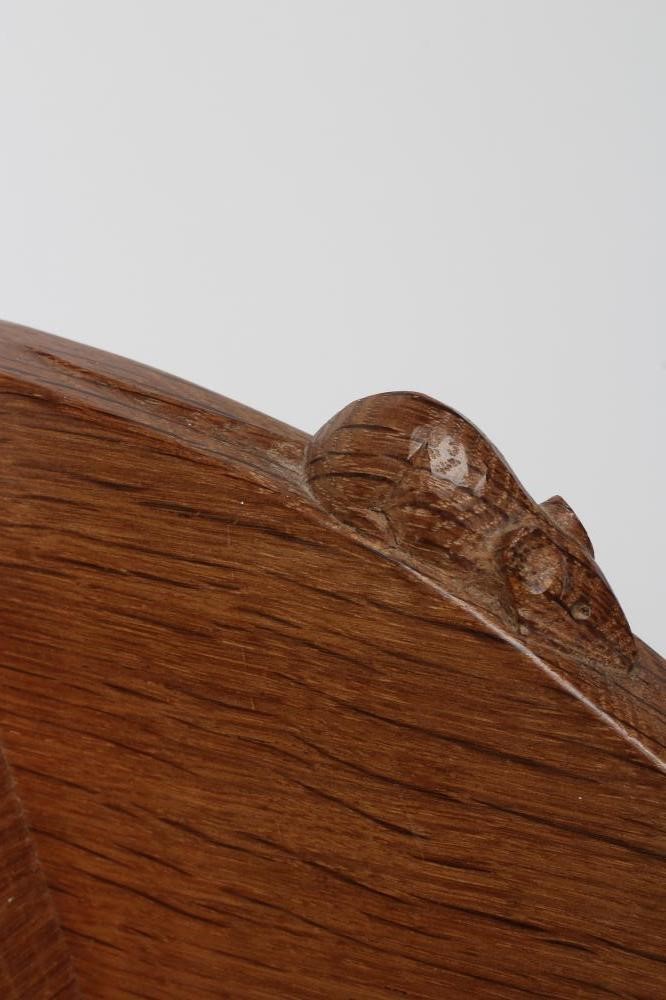 A robert thompson adzed oak book trough | Hartleys Auctioneers & Valuers