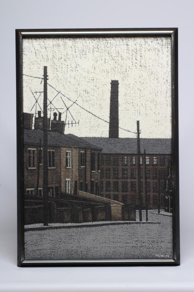 Stuart walton (born 1933) northern street scene | Hartleys Auctioneers ...