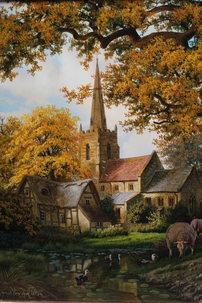 Daniel van der putten (b.1960) "underneath the oak tree | Hartleys ...