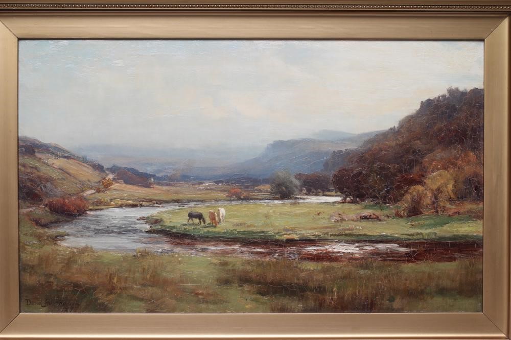 David farquharson (scottish 1839-1907) landscape at strathdon ...