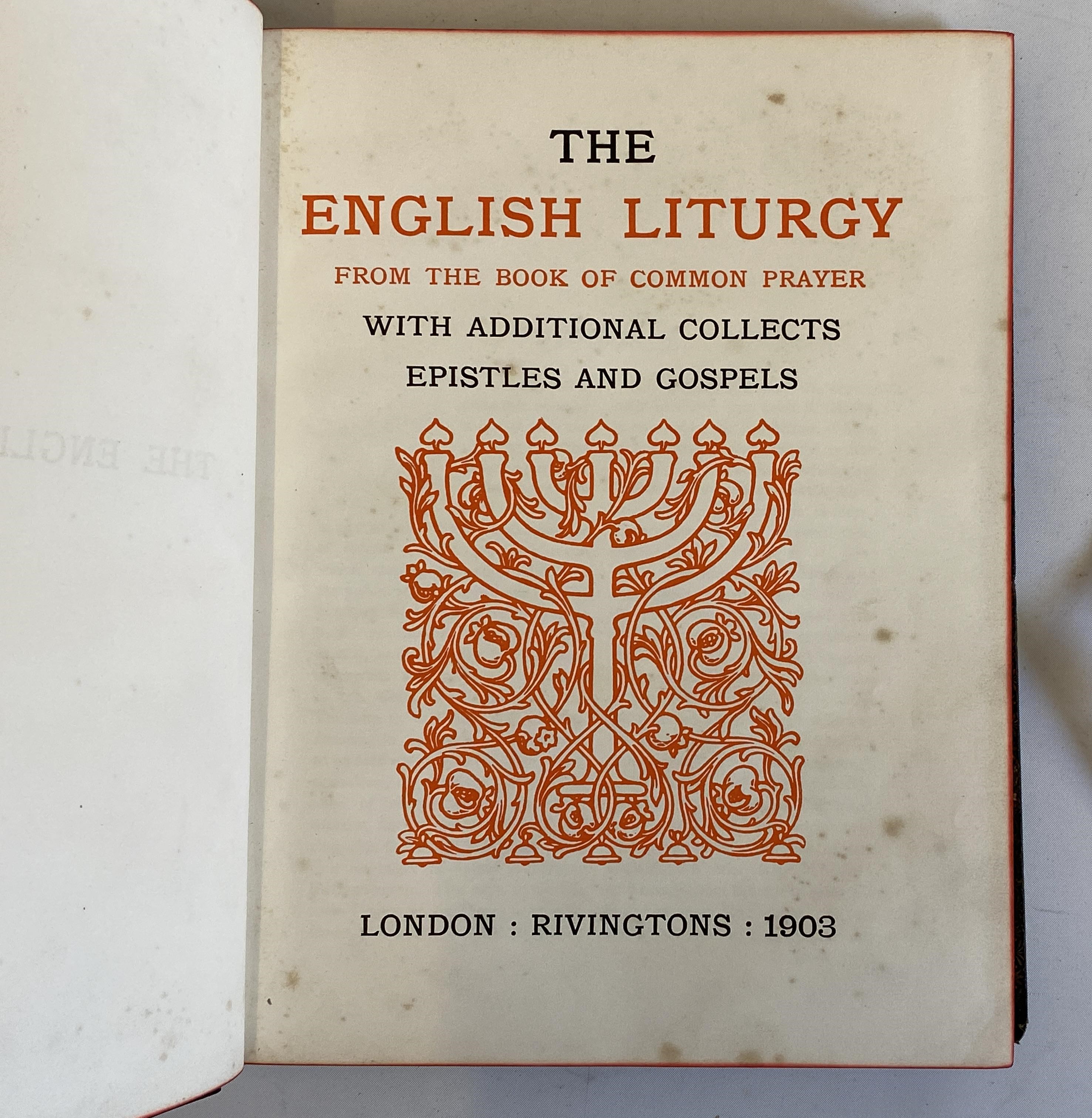The english liturgy | Hartleys Auctioneers & Valuers
