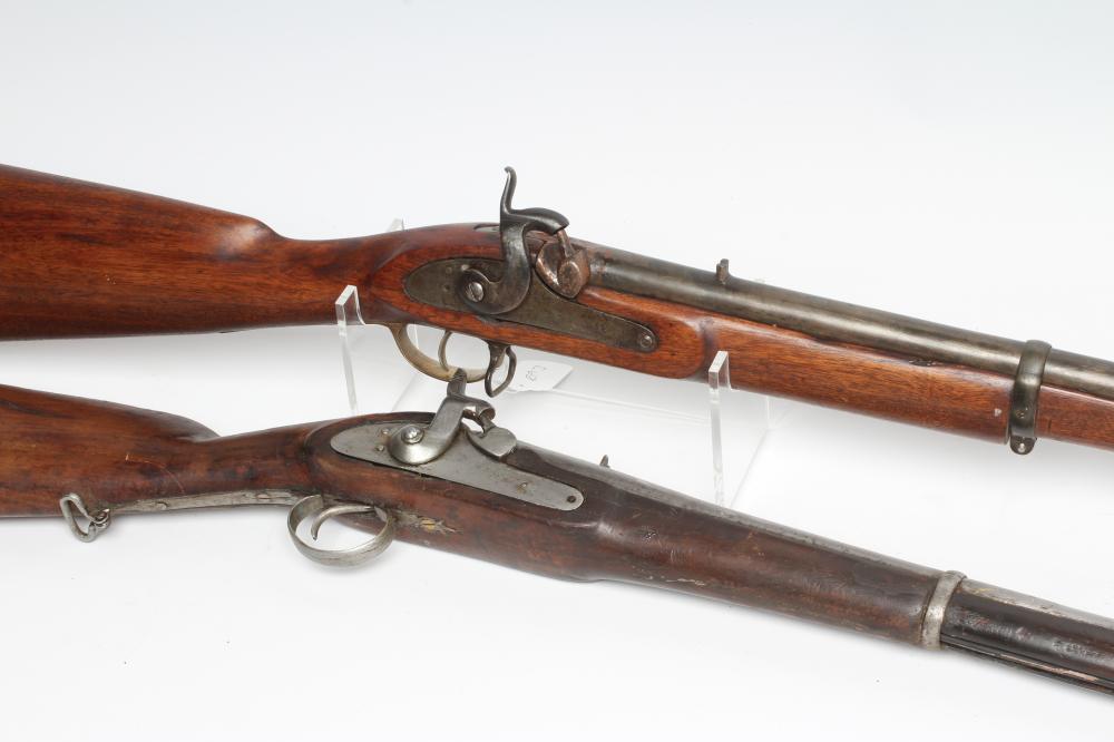 Two percussion military muskets | Hartleys Auctioneers & Valuers