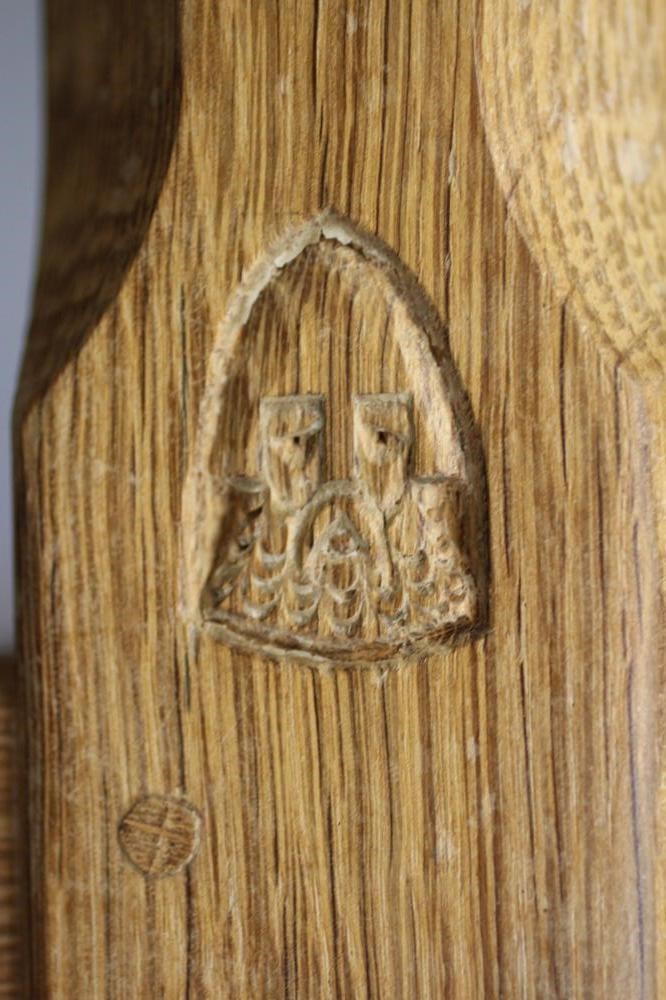 A horace knight (balk) adzed oak coffee table | Hartleys Auctioneers ...