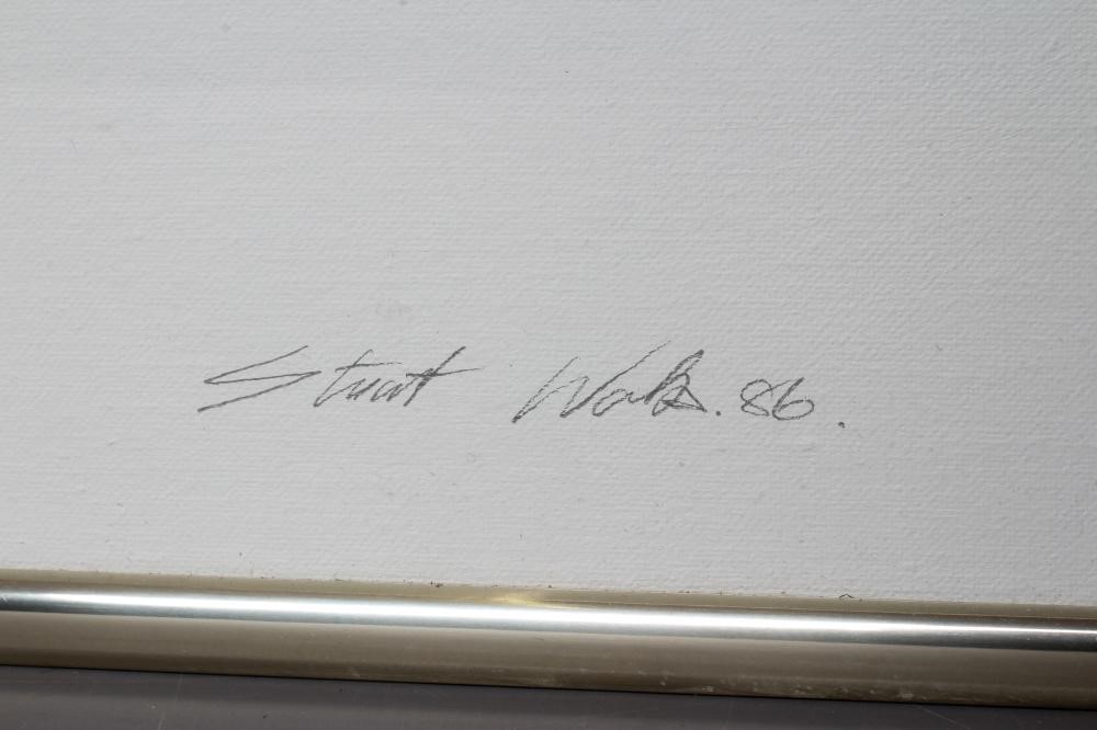 Stuart walton (b.1933) abstract, signed lower right and dated '86, oil ...